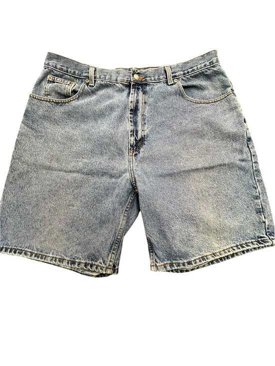 Shorts | Vintage Denim Jorts Light Wash Baggy Jorts Mens 36 Y2k Skater ...